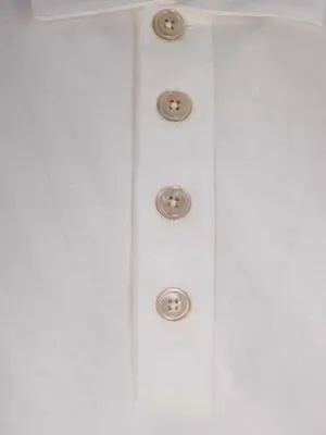 Eleventy Buttoned Polo Shirt - White