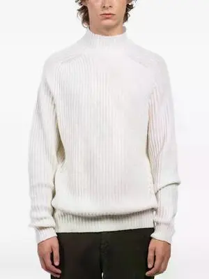 04651/TRIP IN A BAG Ribbed Mock-neck Sweater