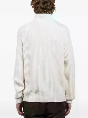 04651/TRIP IN A BAG Ribbed Mock-neck Sweater