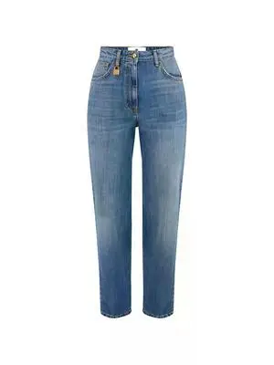 Elisabetta Franchi Padlock Balloon Jeans