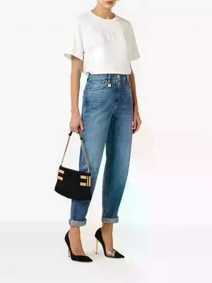 Elisabetta Franchi Padlock Balloon Jeans