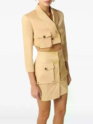 Elisabetta Franchi Cargo-pocket Double-breasted Jacket