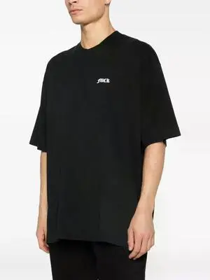 Vetements Lettering-print T-shirt - Black