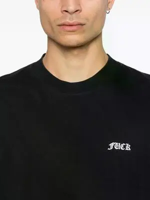 Vetements Lettering-print T-shirt - Black