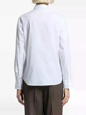 Peserico Pleated Long-sleeve Shirt