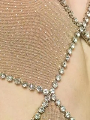 NISSA Crystal-embellished Maxi Dress