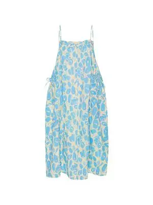 Henrik Vibskov Rooster Printed Midi Dress - Neutrals