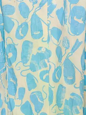 Henrik Vibskov Rooster Printed Midi Dress - Neutrals