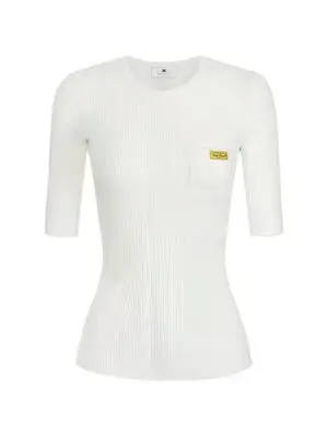 Elisabetta Franchi Logo-detail Top