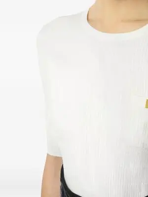Elisabetta Franchi Logo-detail Top