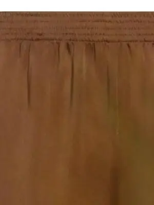 Fabiana Filippi Elasticated Wide Leg Trousers - Brown
