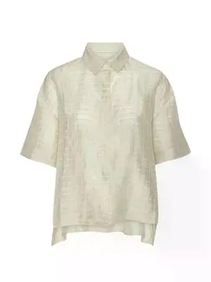 Henrik Vibskov Buttoned Short-sleeve Top