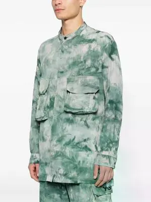 Y3 Aop Tie-dye Pocket Shirt
