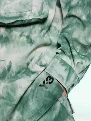 Y3 Aop Tie-dye Pocket Shirt