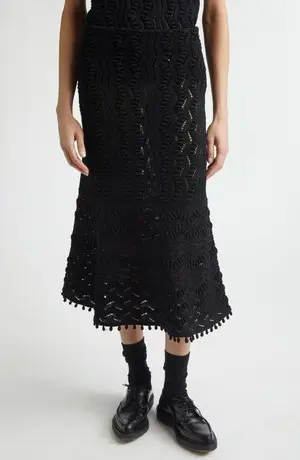 Jil Sander Fringe Skirts