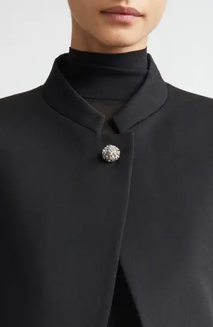 JIL SANDER Jewel Button Crop Jacket