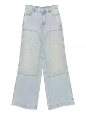 Sandro Rhinestone-embellished Jeans - Blue