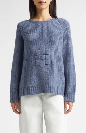 Eckhaus Latta Latch Alpaca & Wool Blend Rib Sweater