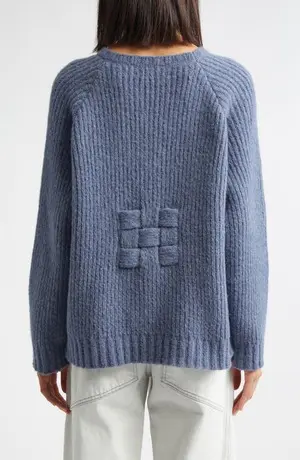 Eckhaus Latta Latch Alpaca & Wool Blend Rib Sweater