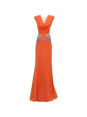 Gemy Maalouf Cowl Neck Dresses
