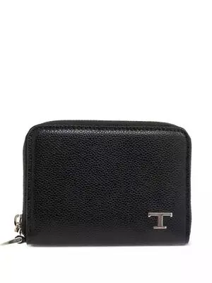 TOD'S Logo-appliqué Cardholder - Black