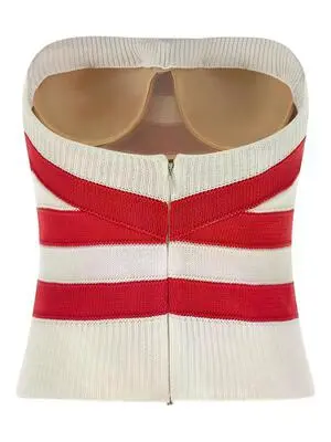 Ermanno Scervino Knitted Bustier Top