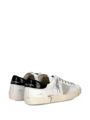 Philippe Model Triangle-patch Sneakers - White