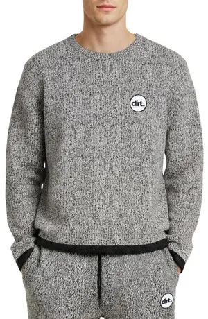 D.RT Oversize Layered Crewneck Sweatshirt