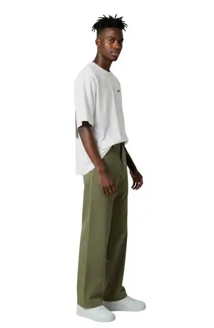 D.RT Wide-leg Cotton Pants