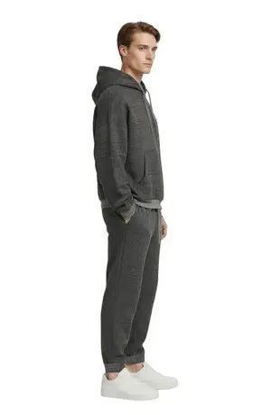 D.RT Skinny Textured Cotton Interlock Sweatpants