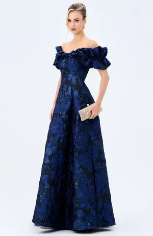 BARIANO Maliyah Off Shoulder Gown