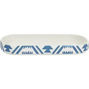 Pendleton White Sands Stoneware Tray - Blue