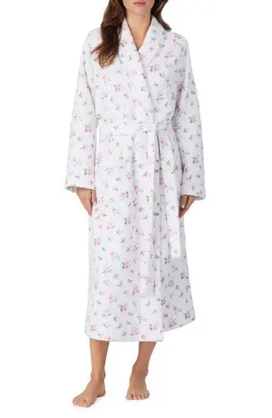 Eileen West Quilted Ballet Robe - Pink Bouqet