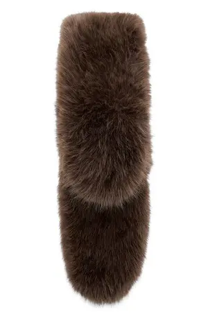 Mango Faux Fur Shawl Scarf