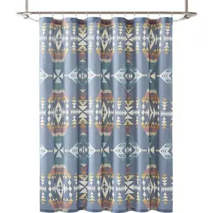 Pendleton Diamond Peak Shower Curtain - Blue