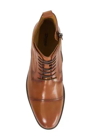 Dune London Matias Lace-up Cap Toe Boots