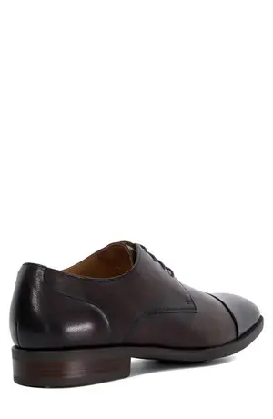 Dune London Plain Toe Oxford - Brown