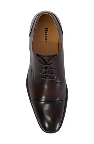 Dune London Plain Toe Oxford - Brown