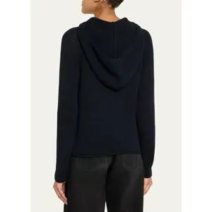 Still Here Hooded Zip-up Cotton Sweater