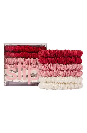 Slip 6-pack Skinny Silk Scrunchies - Sweetie