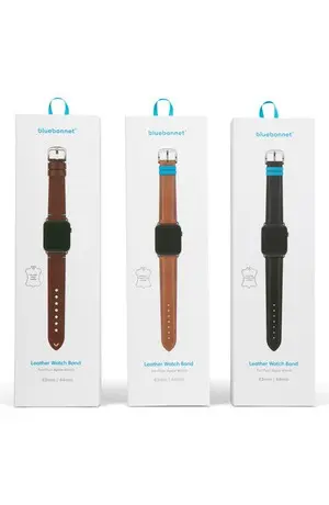 BLUEBONNET Leather Apple Watch® Band
