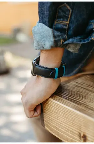 BLUEBONNET Leather Apple Watch® Band