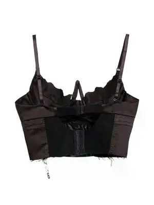 Natasha Zinko Corset Cropped Top