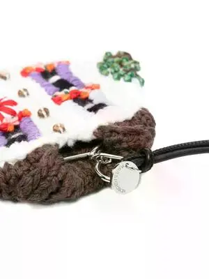 JW Anderson Knitted House Charm Keyring