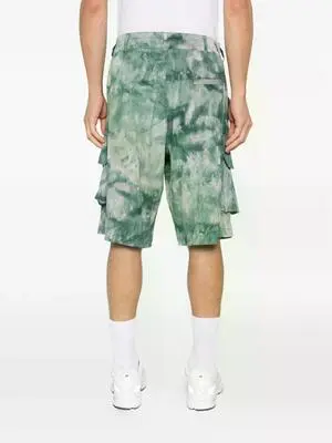 Y3 Cargo-pocket Pleated Shorts