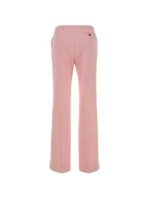 Alberta Ferretti Crepe Trousers