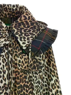 Barbour X Ganni Animal Print Parka