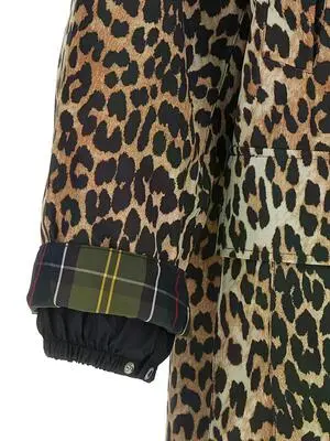 Barbour X Ganni Animal Print Parka
