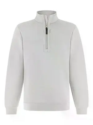 Boggi Milano Half-zip Mock Neck Sweatshirt