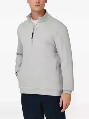 Boggi Milano Half-zip Mock Neck Sweatshirt